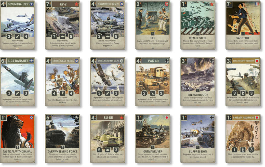 KARDS 秋季版本 - 补丁说明 | KARDS - 二战题材卡牌游戏